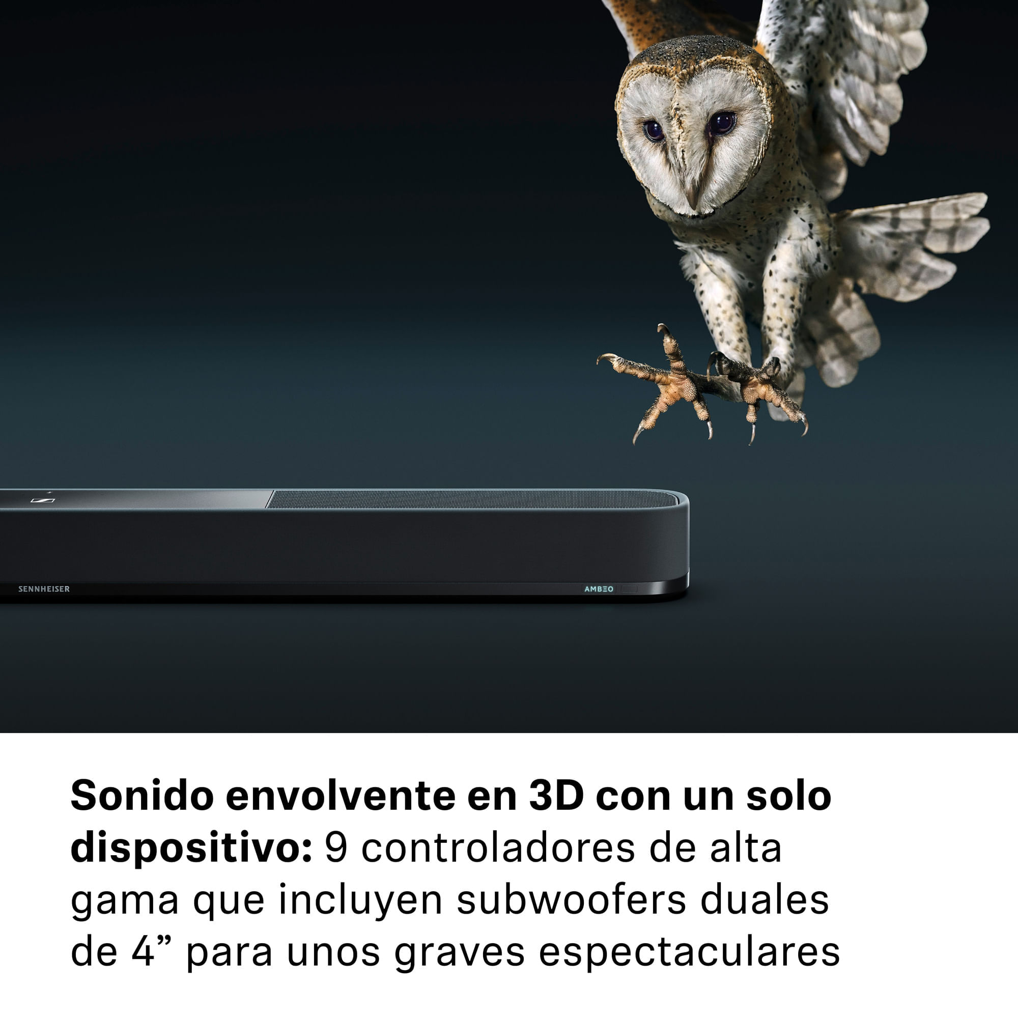 Sennheiser Ambeo Soundbar Plus Con Sonido Inmersivo 3D - Tienda Coomeva