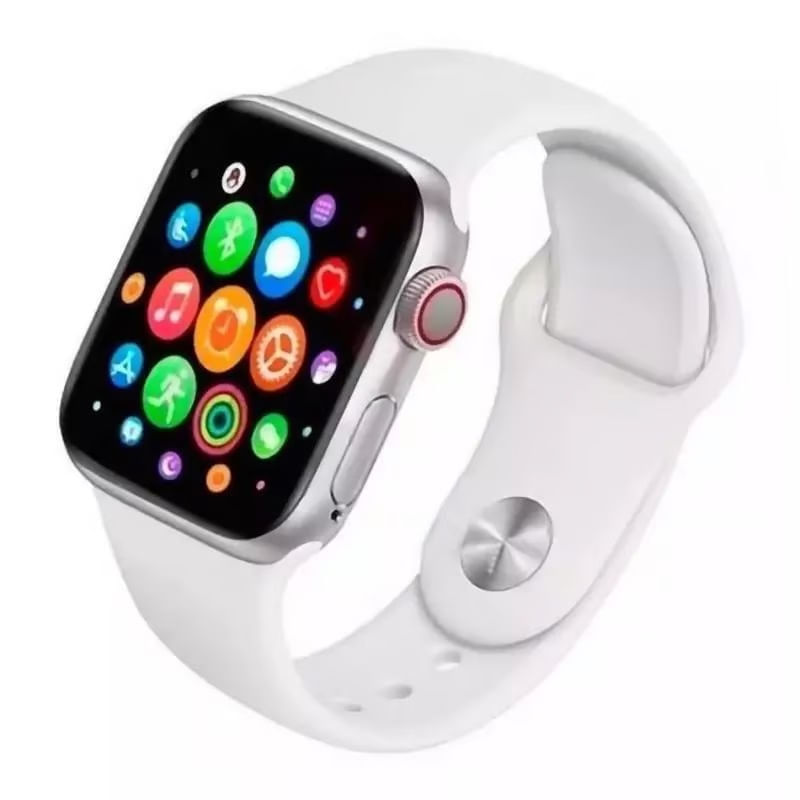 Reloj Smartwatch T500 Con Correa En Silicona Resistente Blanco - Tienda ...