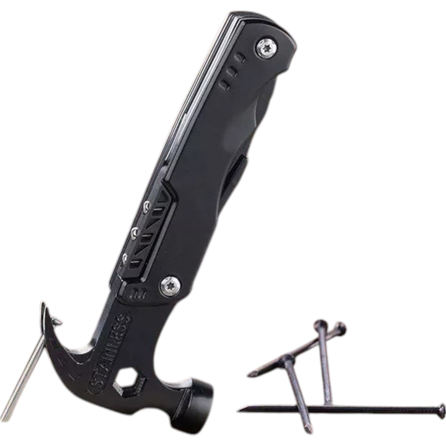 Martillo Multiusos Plegable Con Navaja Destornillador Y Mas - Tienda Coomeva