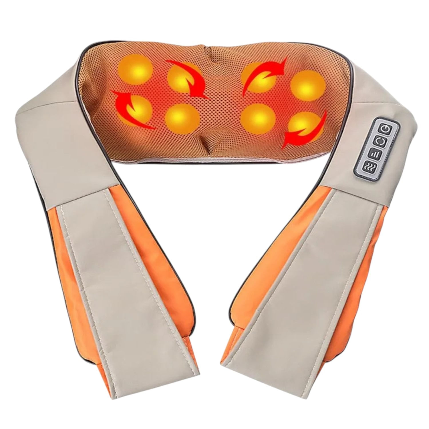 Masajeador Cervical y Espalda con Calor y Rodillos - Tienda Coomeva