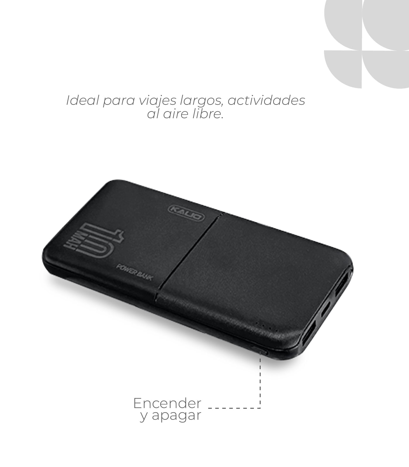 Power bank Mha 10000 R02 Negra - Tienda Coomeva