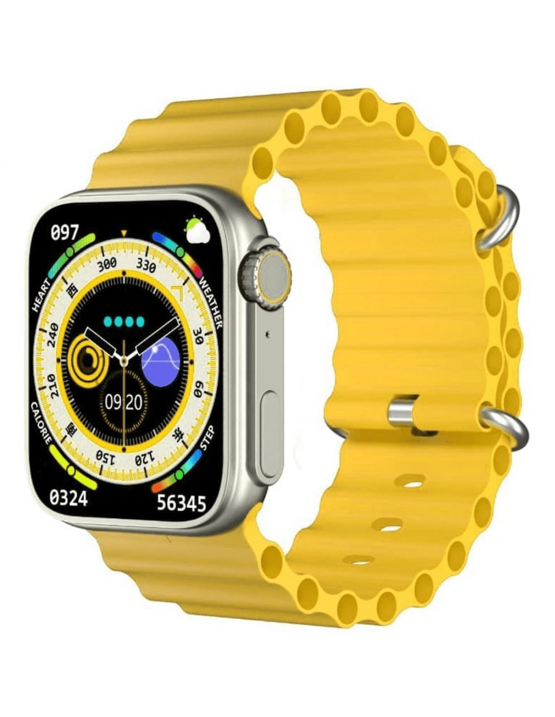 Reloj Mobula IW8 Ultra Smart Watch Amarillo - Tienda Coomeva