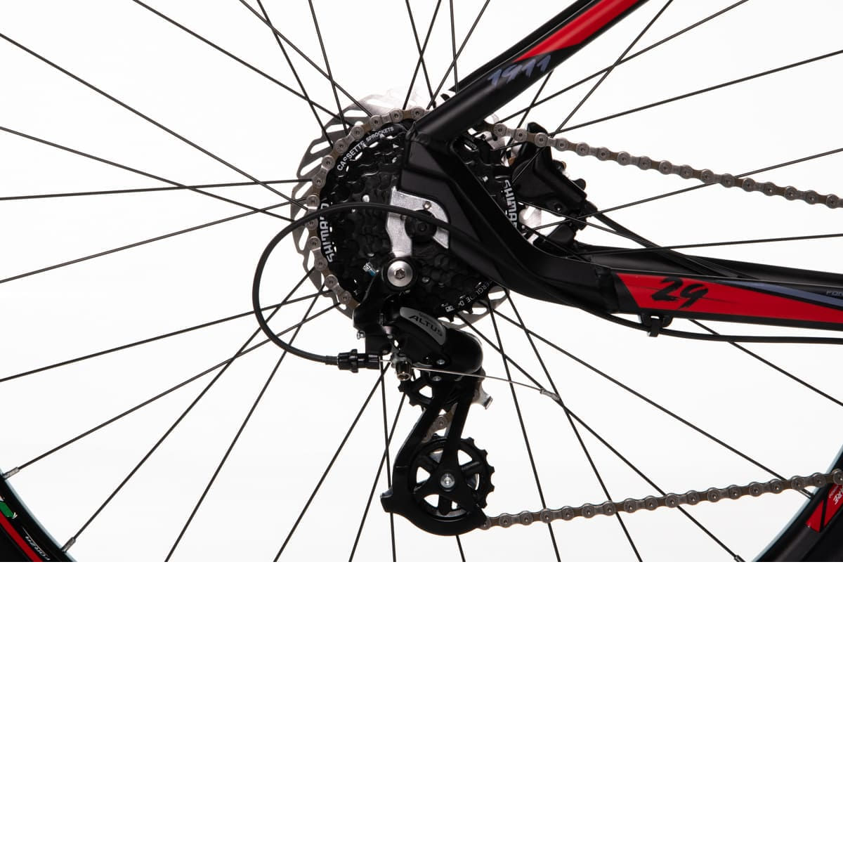 Bicicleta Fratelli Forza RIN 29 Negro-Rojo FORZA RIN 29 (SIN IVA ...